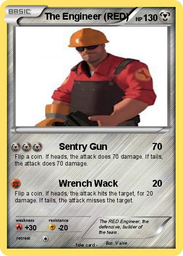 Pokémon The Engineer RED - Sentry Gun - My Pokemon Card