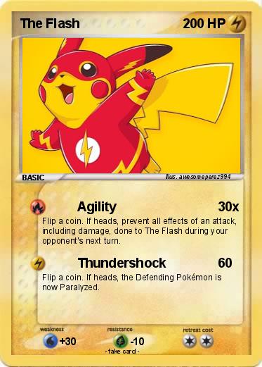 Pokémon The Flash 26 26 - Agility - My Pokemon Card