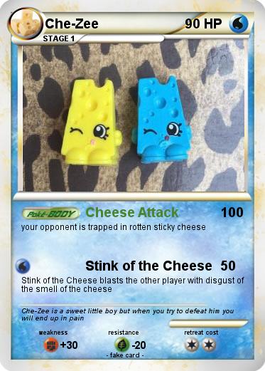 Pokémon Che Zee 7 7 - Cheese Attack - My Pokemon Card