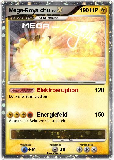 Pokémon Mega Royalchu - Elektroeruption - My Pokemon Card