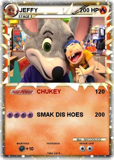 Pokémon JEFFY 1011 1011 - CHUKEY - My Pokemon Card