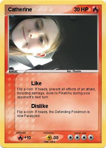 Pokémon Catherine 66 66 - Like - My Pokemon Card