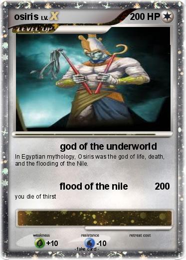 Pokémon osiris 38 38 - god of the underworld - My Pokemon Card