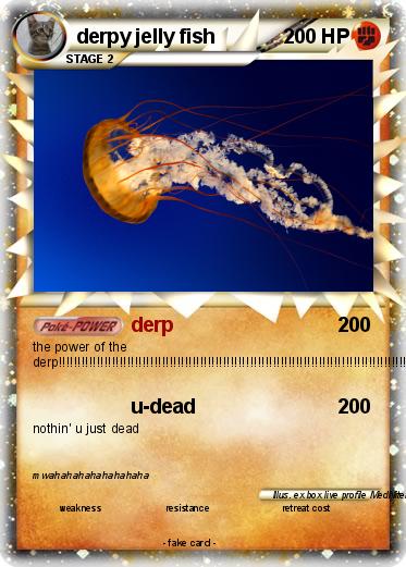 Pokémon derpy jelly fish - derp - My Pokemon Card