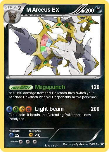 Pokémon M Arceus EX 28 28 - Megapunch - My Pokemon Card