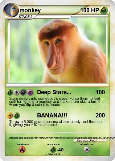 Pokémon monkey 2587 2587 - Deep Stare... - My Pokemon Card