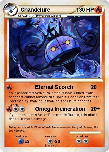 Pokémon Chandelure 127 127 - Eternal Scorch - My Pokemon Card
