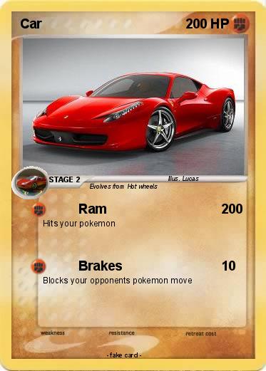 Pokémon Car 170 170 - Ram - My Pokemon Card
