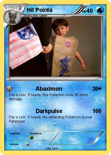 Pokémon Hit Pointa - Abaximon - My Pokemon Card