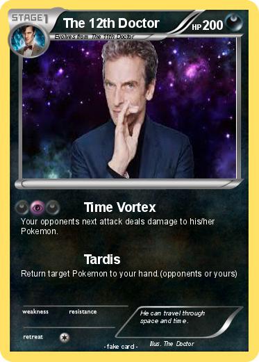 Pokémon The 12th Doctor 9 9 - Time Vortex - My Pokemon Card