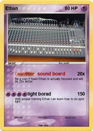 Pokémon Ethan 1140 1140 - sound board - My Pokemon Card