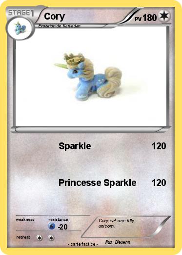 Pokémon Cory 98 98 - Sparkle - Ma carte Pokémon