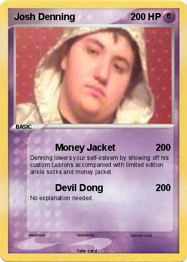 Pokémon Josh Denning 2 2 - Money Jacket - My Pokemon Card