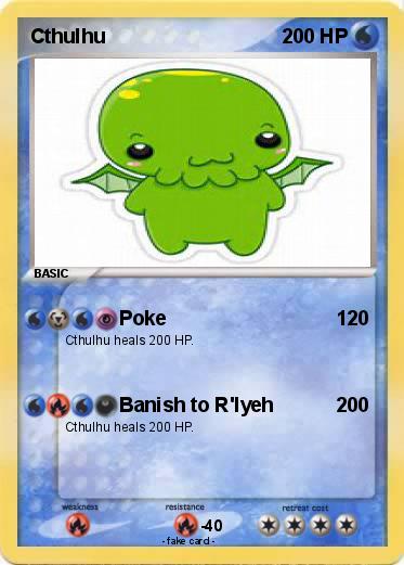 Pokémon Cthulhu 116 116 - Poke - My Pokemon Card