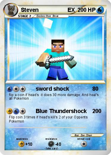 Pokémon Steven EX 3 3 - sword shock - My Pokemon Card