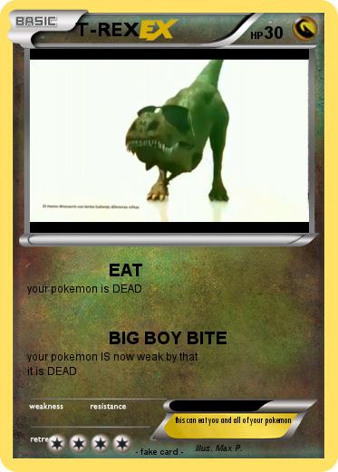 Pokémon T REX 1116 1116 - EAT - My Pokemon Card