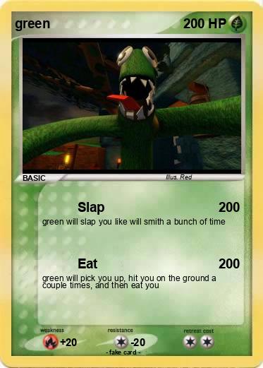 Pokémon green 2506 2506 - Slap - My Pokemon Card