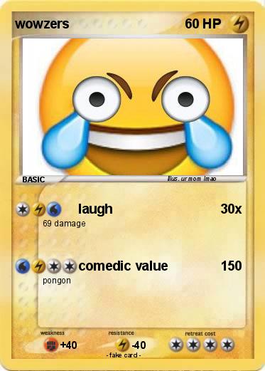 Pokémon wowzers - laugh - My Pokemon Card