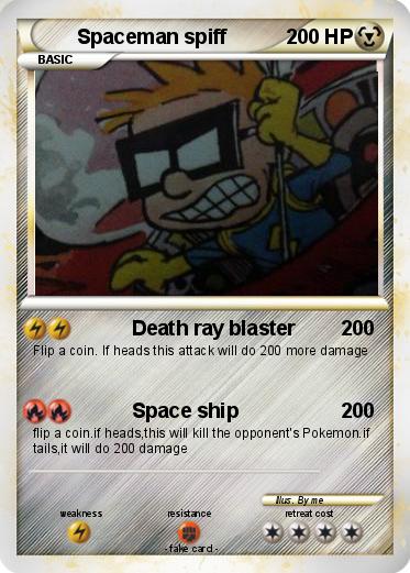 Pokémon Spaceman spiff 5 5 - Death ray blaster - My Pokemon Card