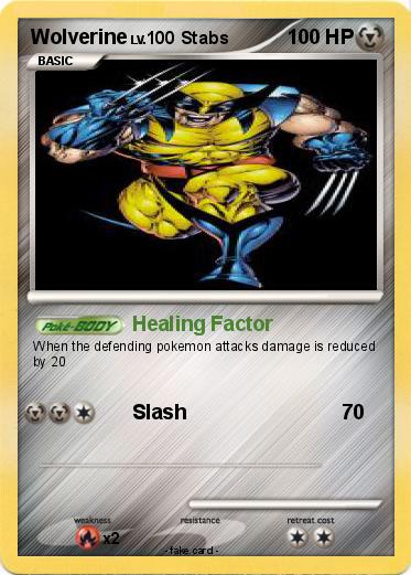 Pokémon Wolverine 379 379 - Healing Factor - My Pokemon Card