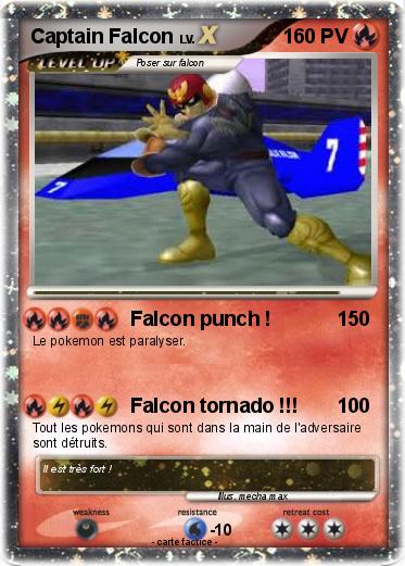 Pokémon Captain Falcon 200 200 - Falcon punch ! - Ma carte Pokémon