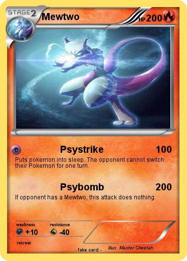 Pokémon Mewtwo 9071 9071 - Psystrike - My Pokemon Card