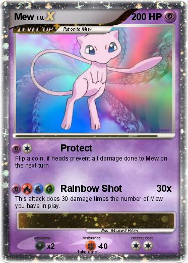 Pokémon Mew 1714 1714 - Protect - My Pokemon Card