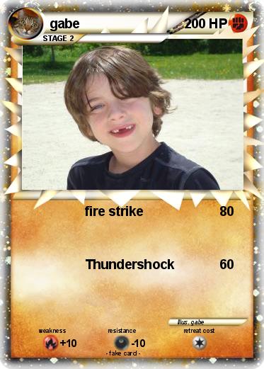 Pokémon gabe 18 18 - fire strike - My Pokemon Card