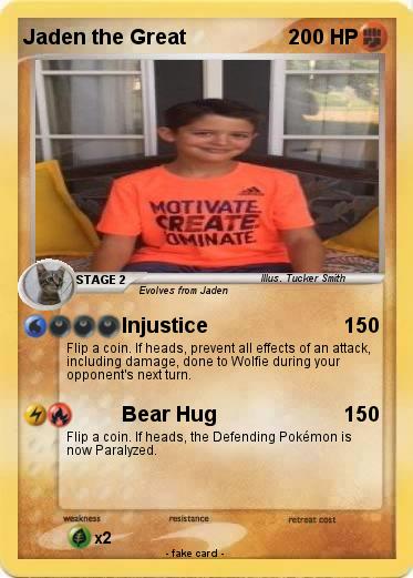 Pokémon Jaden the Great - Injustice - My Pokemon Card