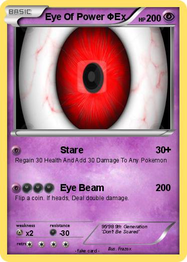 Pokémon Eye Of Power Ex - Stare - My Pokemon Card