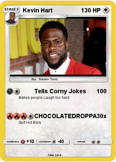 Pokémon Kevin Hart 14 14 - Tells Corny Jokes - My Pokemon Card