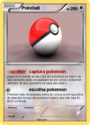 Pokémon Pokeball 500Cbk - captura pokemon - My Pokemon Card