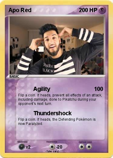 Pokémon Apo Red 2 2 - Agility - My Pokemon Card