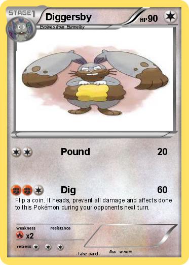 Pokémon Diggersby 18 18 - Pound - My Pokemon Card