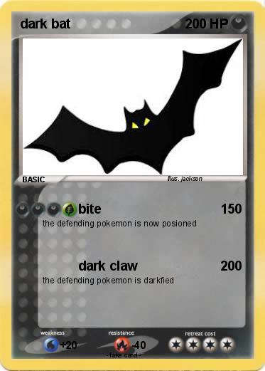 Pokémon dark bat 3 3 - bite - My Pokemon Card