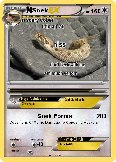 Pokémon Snek 12 12 - Snek Forms - My Pokemon Card