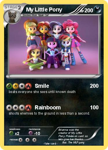Pokémon My Little Pony 136 136 - Smile - My Pokemon Card