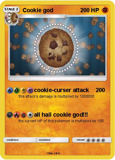 Pokémon Cookie god - cookie-curser attack - My Pokemon Card