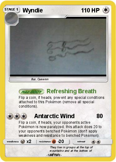 Pokémon Wyndie - Refreshing Breath - My Pokemon Card
