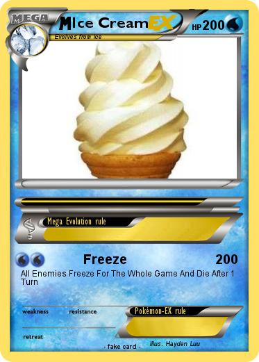 Pokémon Ice Cream 273 273 - Freeze - My Pokemon Card