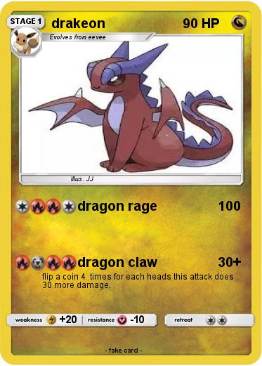 Pokémon drakeon 82 82 - dragon rage - My Pokemon Card