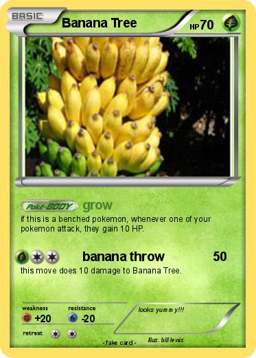 Pokémon Banana Tree - grow - My Pokemon Card