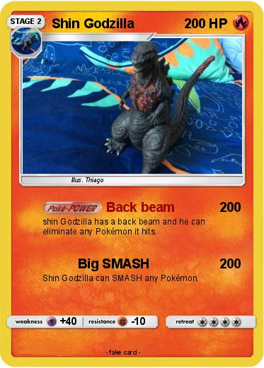Pokémon Shin Godzilla 101 101 - Back beam - My Pokemon Card