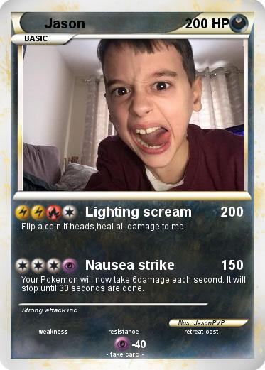 Pokémon Jason 1774 1774 - Lighting scream - My Pokemon Card