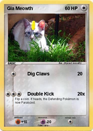 Pokémon Gia Meowth 3 3 - Dig Claws - My Pokemon Card