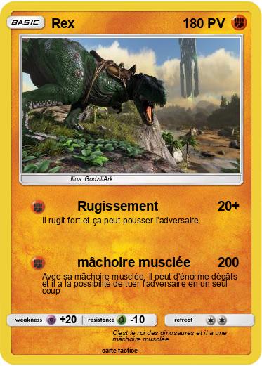 Pokémon Rex 727 727 - Rugissement - Ma carte Pokémon