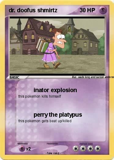 Pokémon dr doofus shmirtz - inator explosion - My Pokemon Card