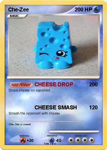 Pokémon Che Zee 5 5 - CHEESE DROP - My Pokemon Card