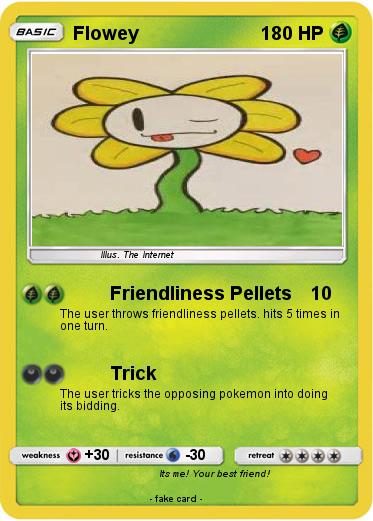 Pokémon Flowey 355 355 - Friendliness Pellets - My Pokemon Card