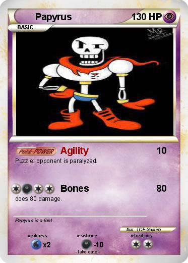 Pokémon Papyrus 306 306 - Agility - My Pokemon Card